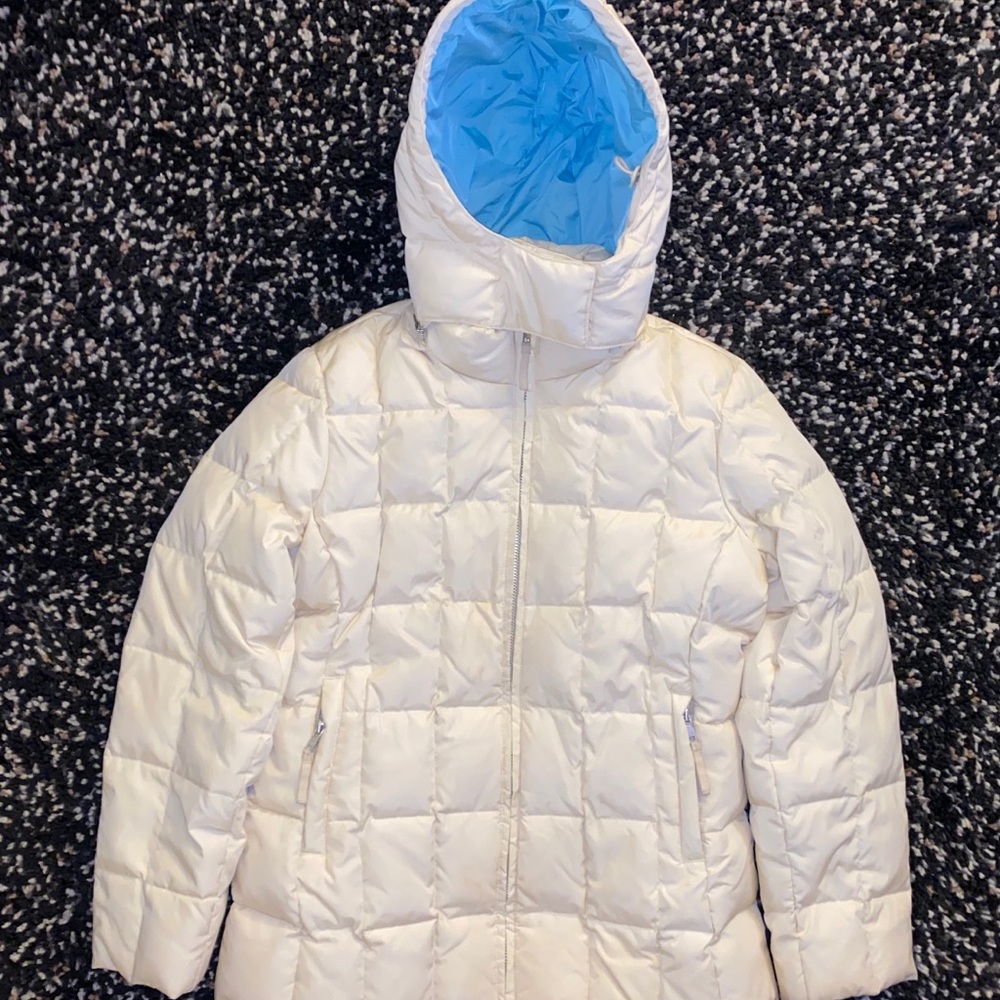 Gap Down Puffer Parka Jacket Winter Coat Size Xs - Gem